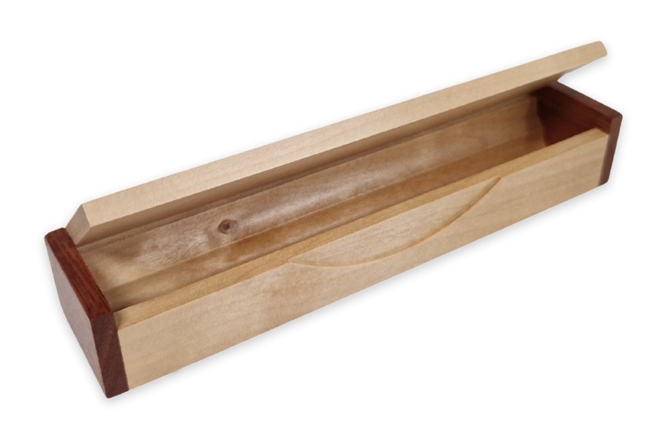 Wooden Square Pen Box - Turners Retreat