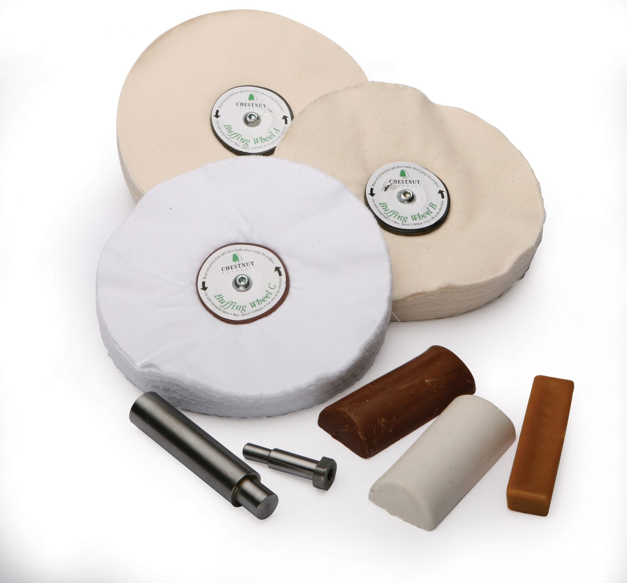 Chestnut Products Buffing Wheel Kit - Turners Retreat