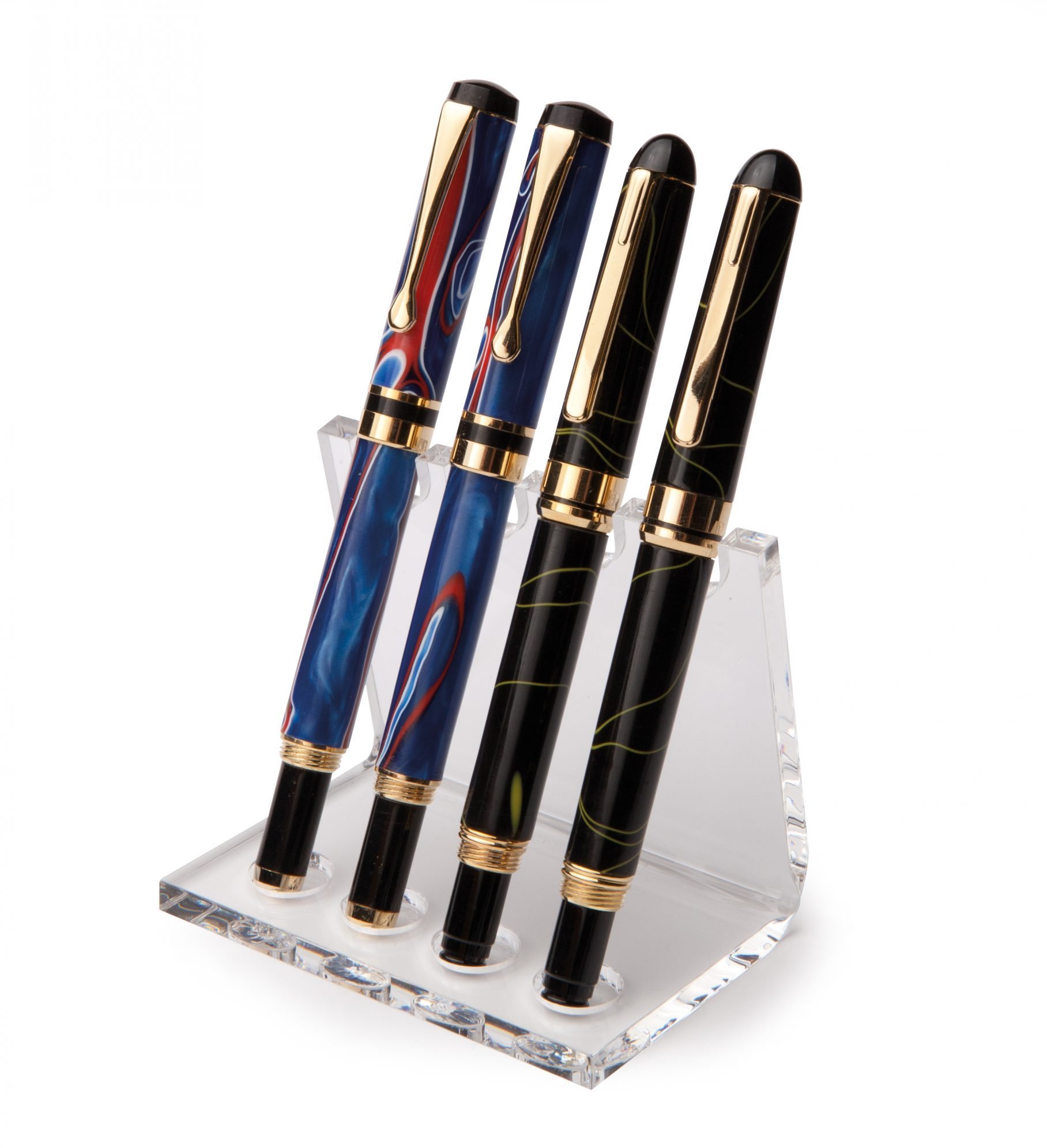 Clear Display Stands for Handcrafted Pens - Turners Retreat