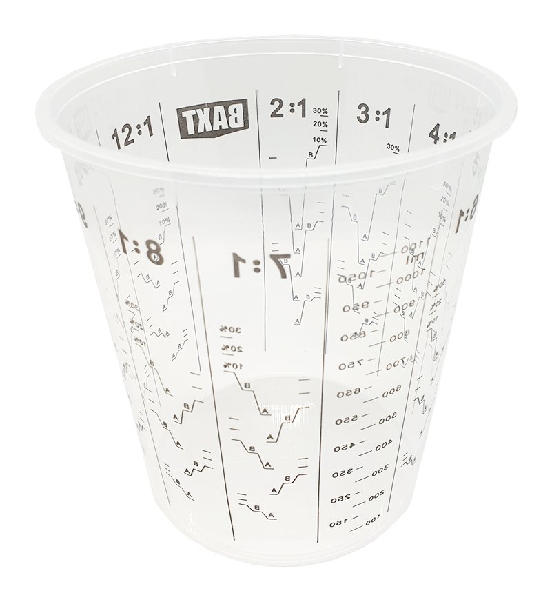 GlassCast Resin Calibrated Mixing Cup 1300ml (5 pack) - Turners Retreat