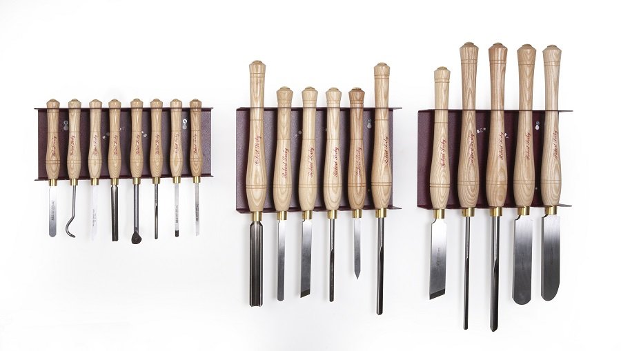 Deluxe Wall Mounted Woodturning Tool Rack by Robert Sorby - Turners Retreat