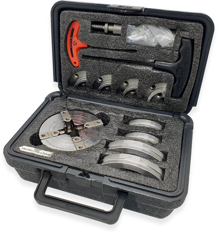 NOVA PRO-TEK SuperNOVA2 Woodturning Chuck Bundle - Turners Retreat