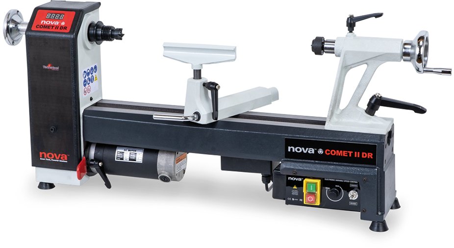 NOVA Comet II DR Woodturning Lathe with G3 Chuck - Turners Retreat