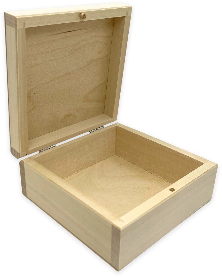 Square Wooden Keepsake Box - Turners Retreat
