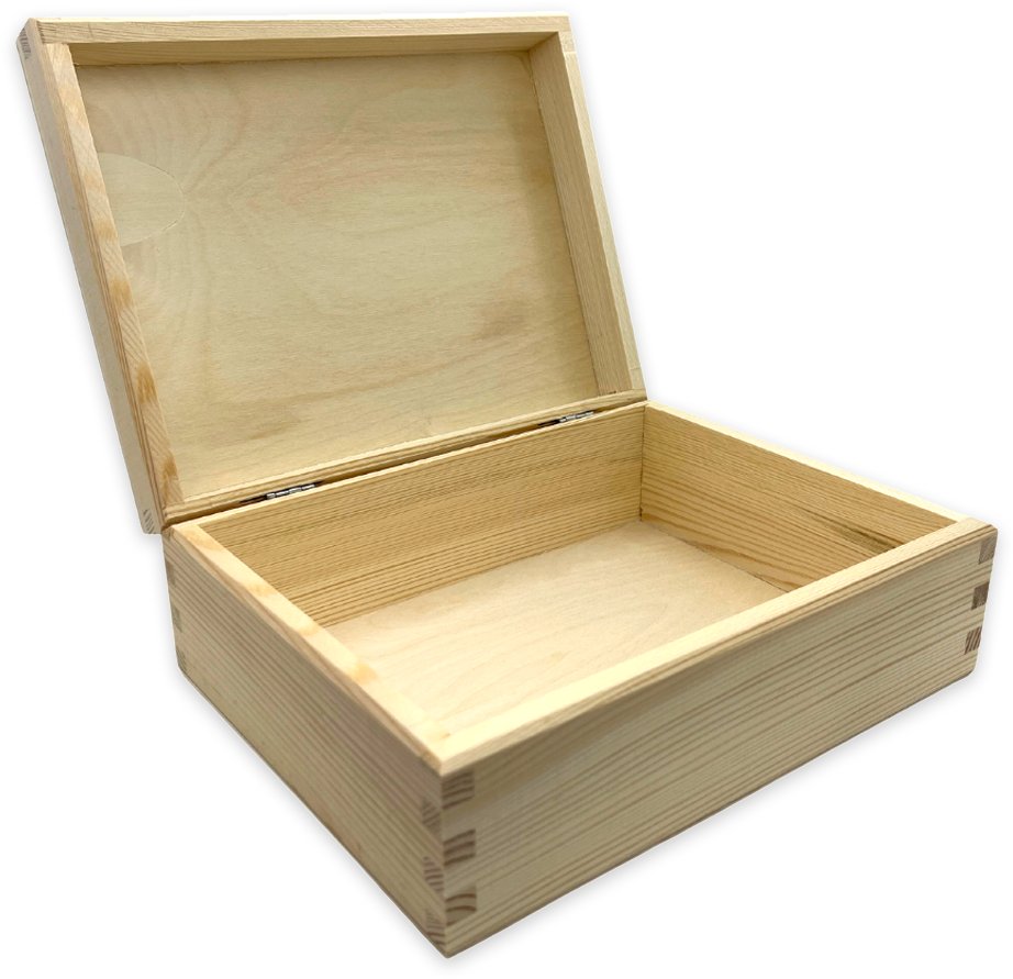 Plain Wooden Keepsake Box - Turners Retreat