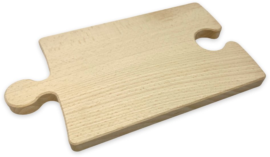 Puzzle Shaped Chopping Board for Pyrography - Turners Retreat