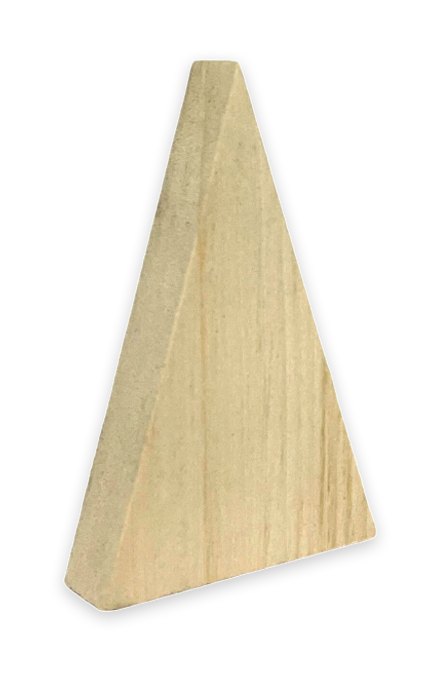 Self-Standing Triangular Wooden Tree - Turners Retreat