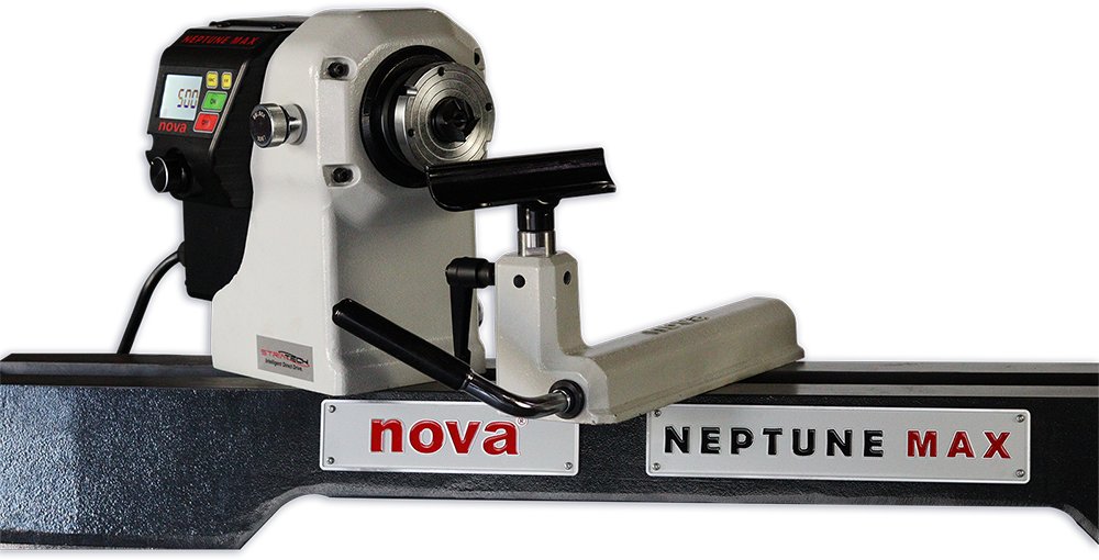NOVA Neptune MAX DVR Woodturning Lathe - Turners Retreat