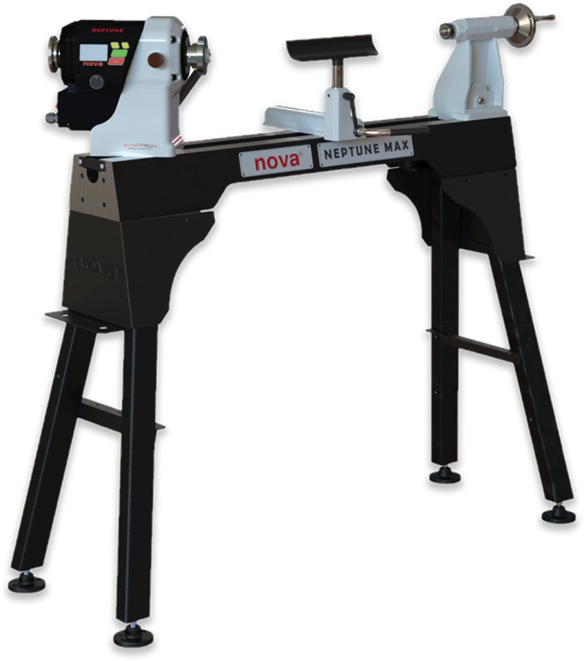 NOVA Neptune MAX DVR Woodturning Lathe - Turners Retreat
