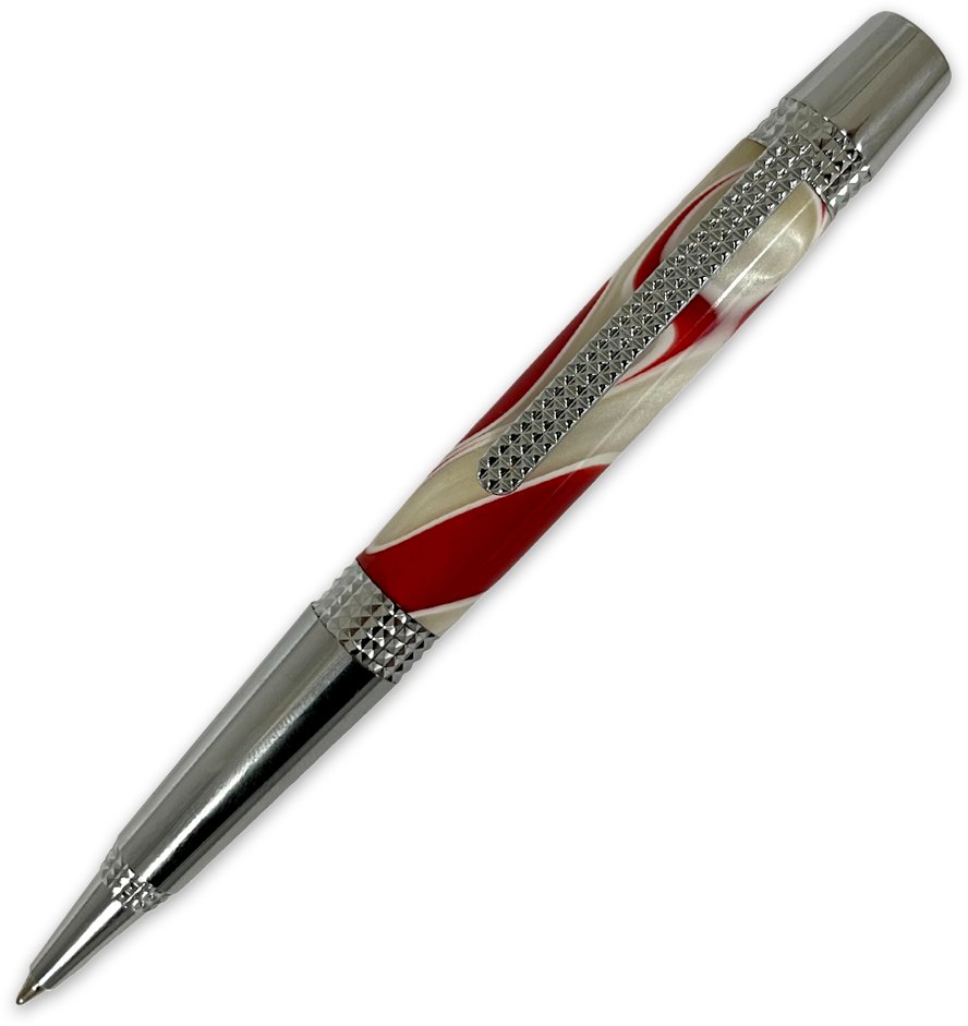 Pyramidal Sienna Twist Pen in Gold or Chrome - Turners Retreat