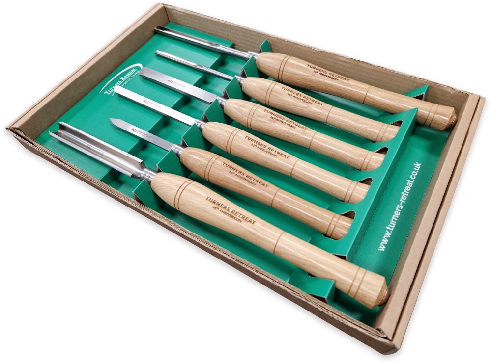Limited Edition Turners Retreat Six Piece Woodturning Set - Turners Retreat