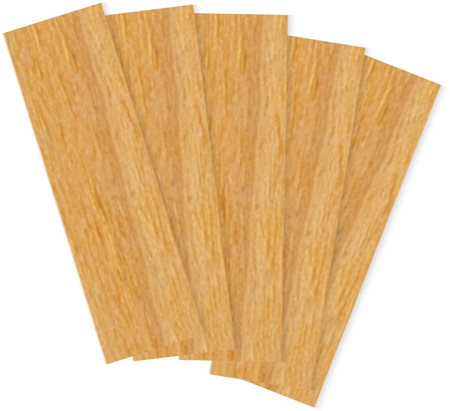 Pre-Dyed Yellow Bolivar Wood Veneer (Pack of 5) - Turners Retreat
