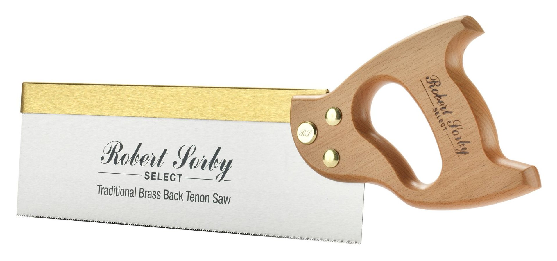 Robert Sorby Select Traditional Brass Back Tenon Saw 12” (305mm) x ...
