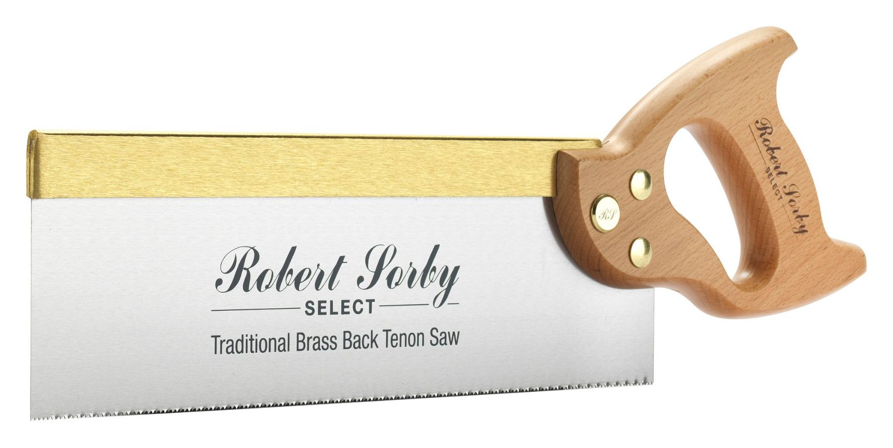 Robert Sorby Select Traditional Brass Back Tenon Saw 12” (305mm) x ...