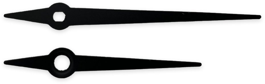 Black Sword Clock Hands 65mm - Turners Retreat