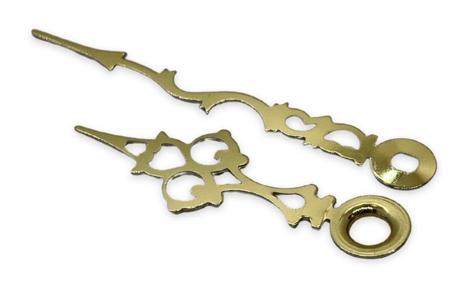 Black Serpentine Clock Hands - Turners Retreat