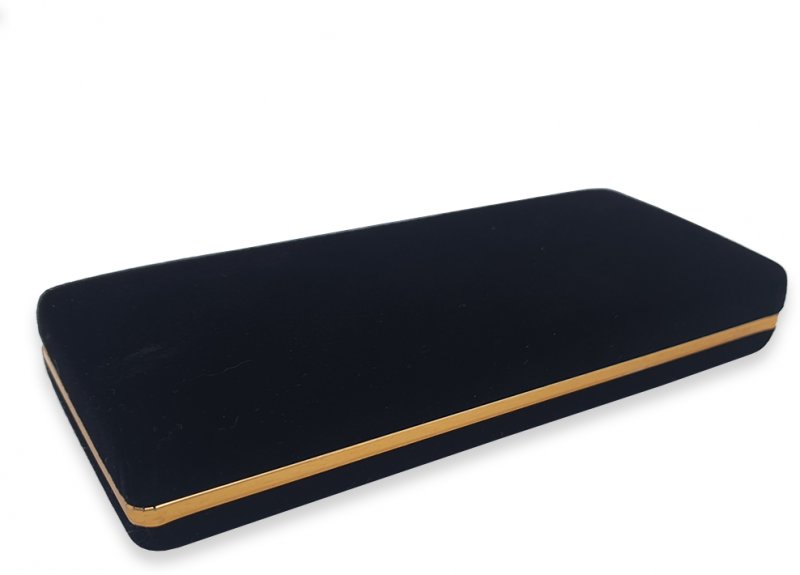 Black Velvet Double Pen Box - Turners Retreat