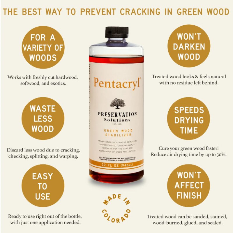 Pentacryl Wood Stabiliser - Turners Retreat