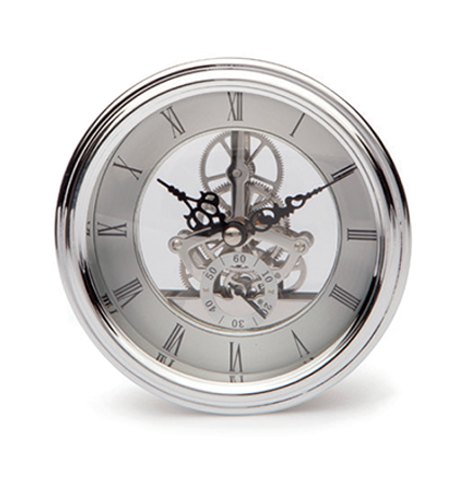 Gold & Silver Skeleton Clock Inserts - Turners Retreat