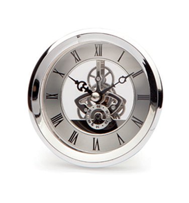 Gold & Silver Skeleton Clock Inserts - Turners Retreat