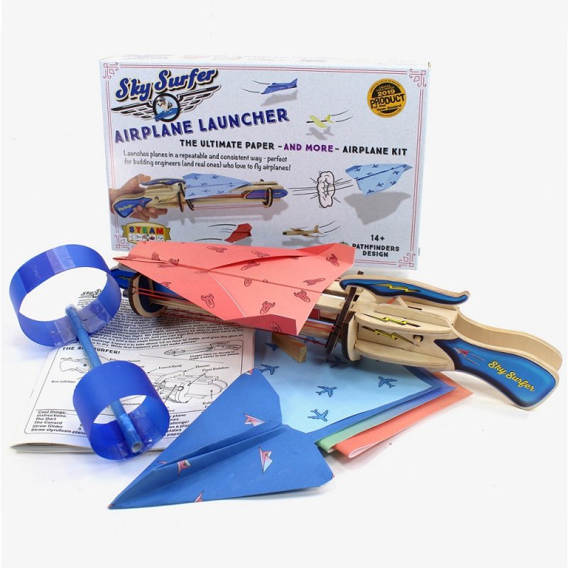 Paper Airplane Launcher Sky Surfer Kit - Turners Retreat