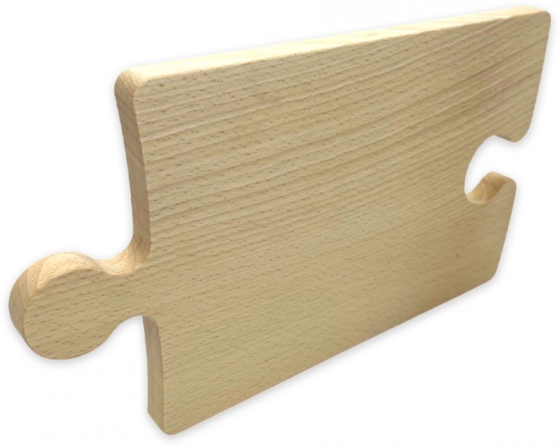 Puzzle Shaped Chopping Board for Pyrography - Turners Retreat