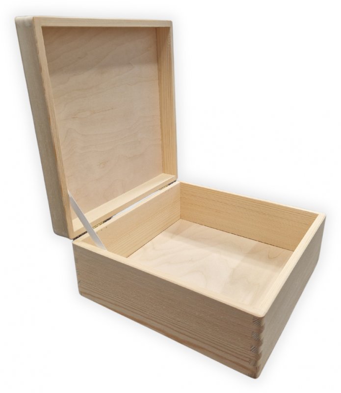 Square Shallow Storage Box (No Clasp) - Turners Retreat