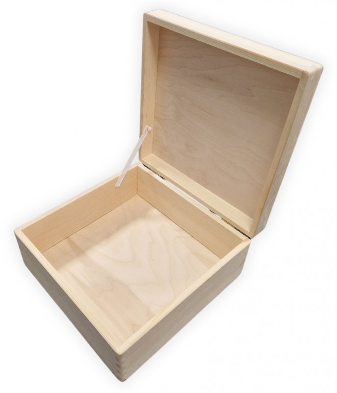 Square Shallow Storage Box (No Clasp) - Turners Retreat