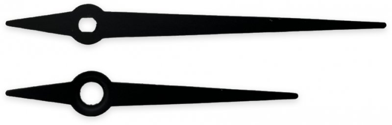 Black Sword Clock Hands 65mm - Turners Retreat